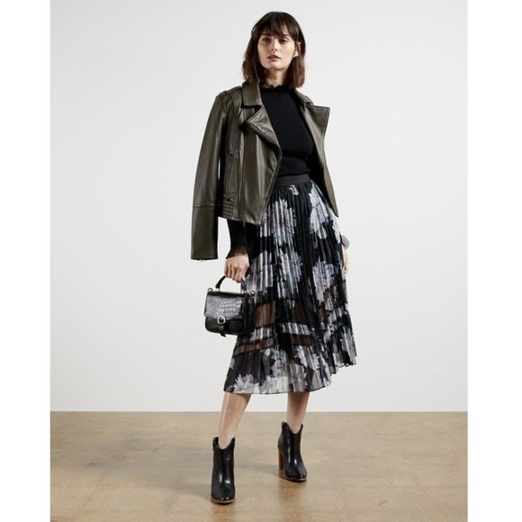 Ted Baker | Skirts | Ted Baker Culsa Clove Pleated Midi Skirt | Poshmark